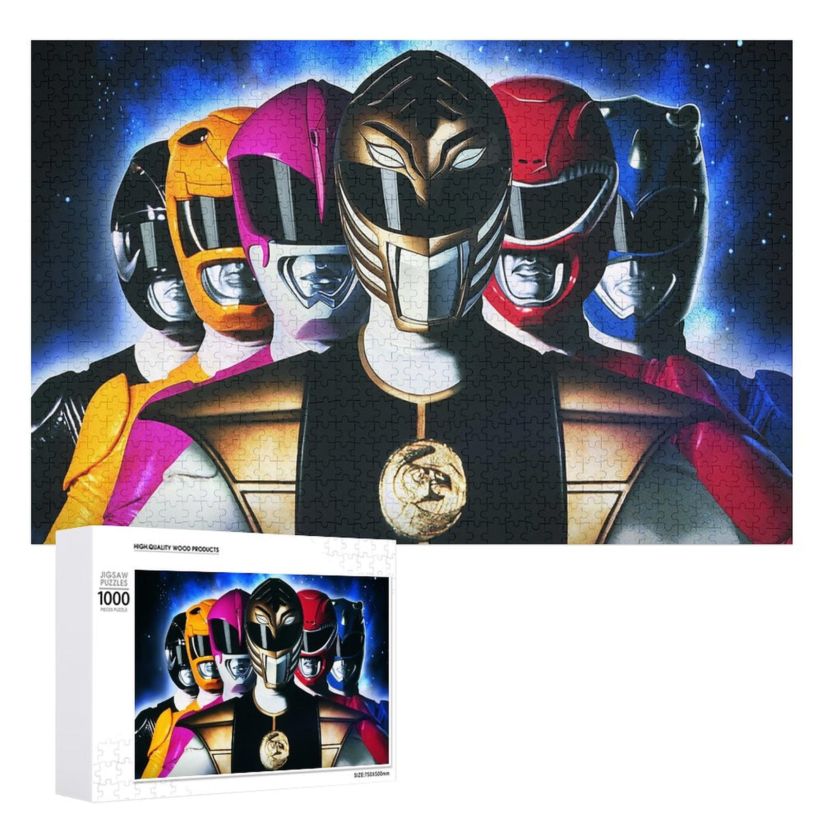 Power Rangers Puzzle For Adults & Kids - 1000 PCS Jigsaw Puzzle For ...