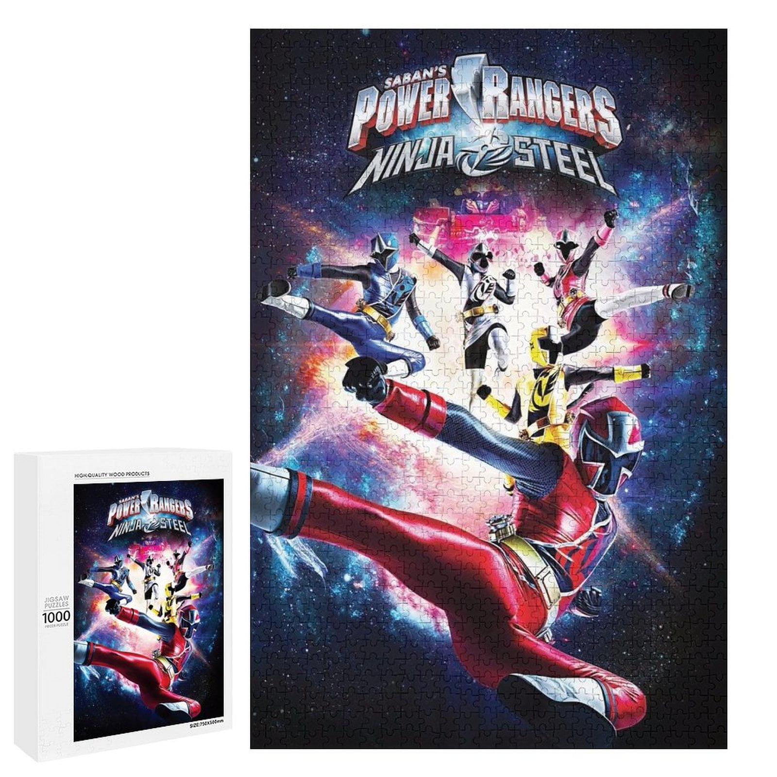 Power Rangers Puzzle For Adults & Kids - 1000 PCS Jigsaw Puzzle For ...