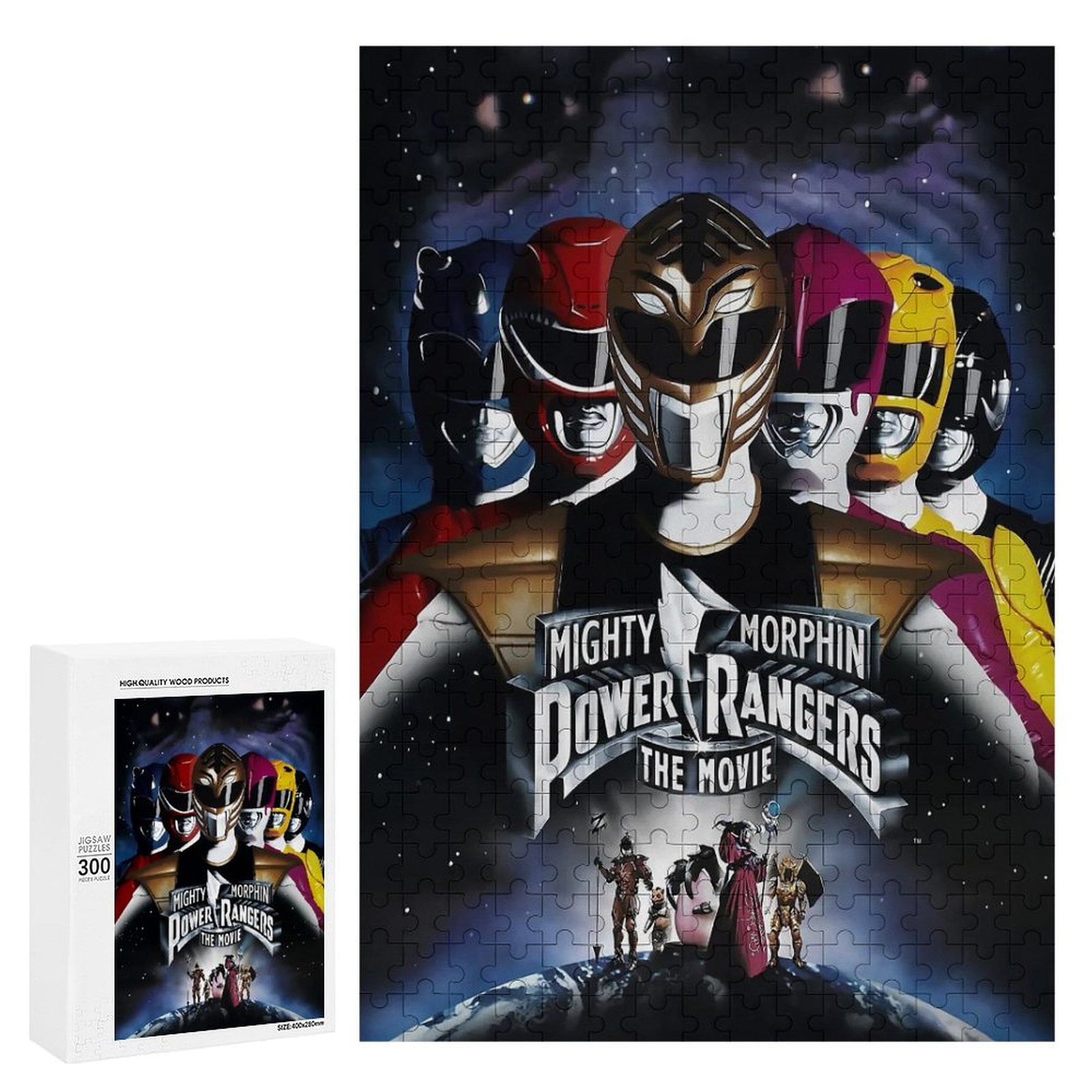 Power Rangers Puzzle For Adults & Kids - 300 PCS Jigsaw Puzzle For Boys ...