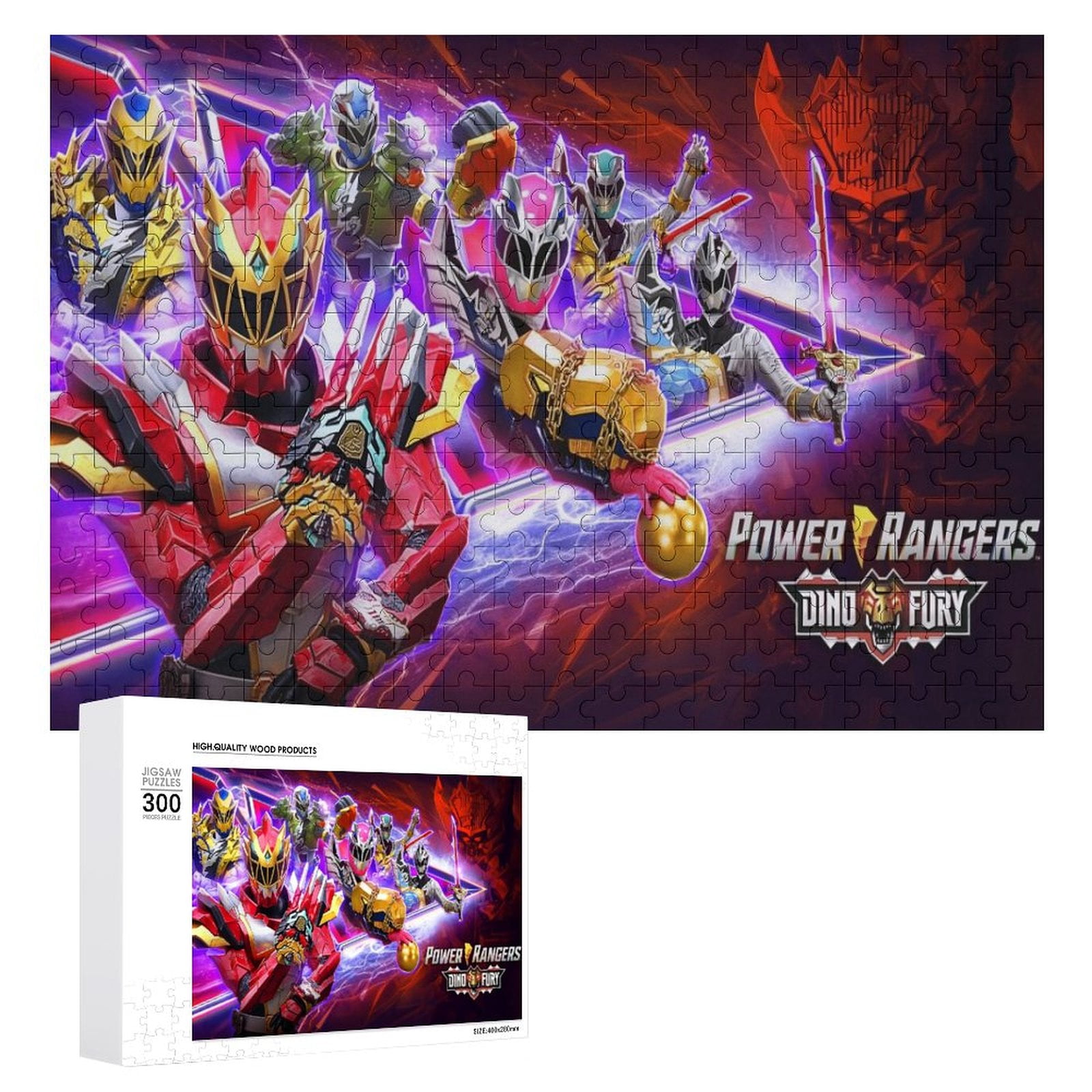 Power Rangers Puzzle For Adults & Kids - 300 PCS Jigsaw Puzzle For Boys ...
