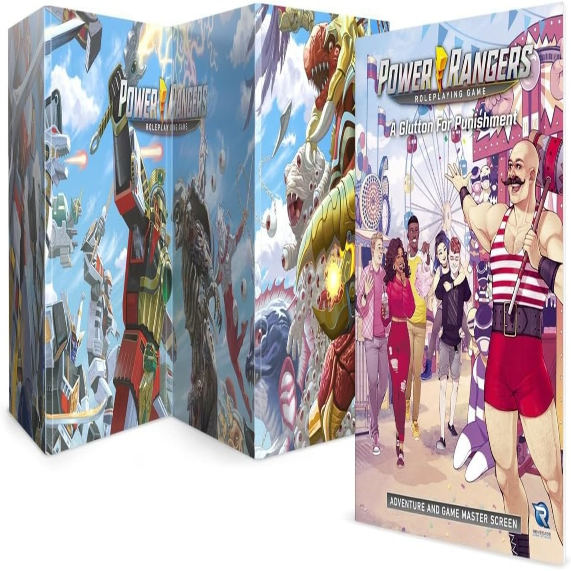Renegade Game Studios Power Rangers RPG - GM Screen w/A Glutton For ...