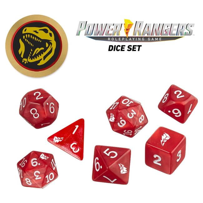 Power Rangers RPG Dice Set, Red - Walmart.com