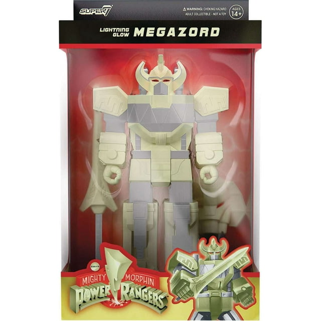 Power Rangers ReAction Megazord Action Figure (Lightning Glow ...