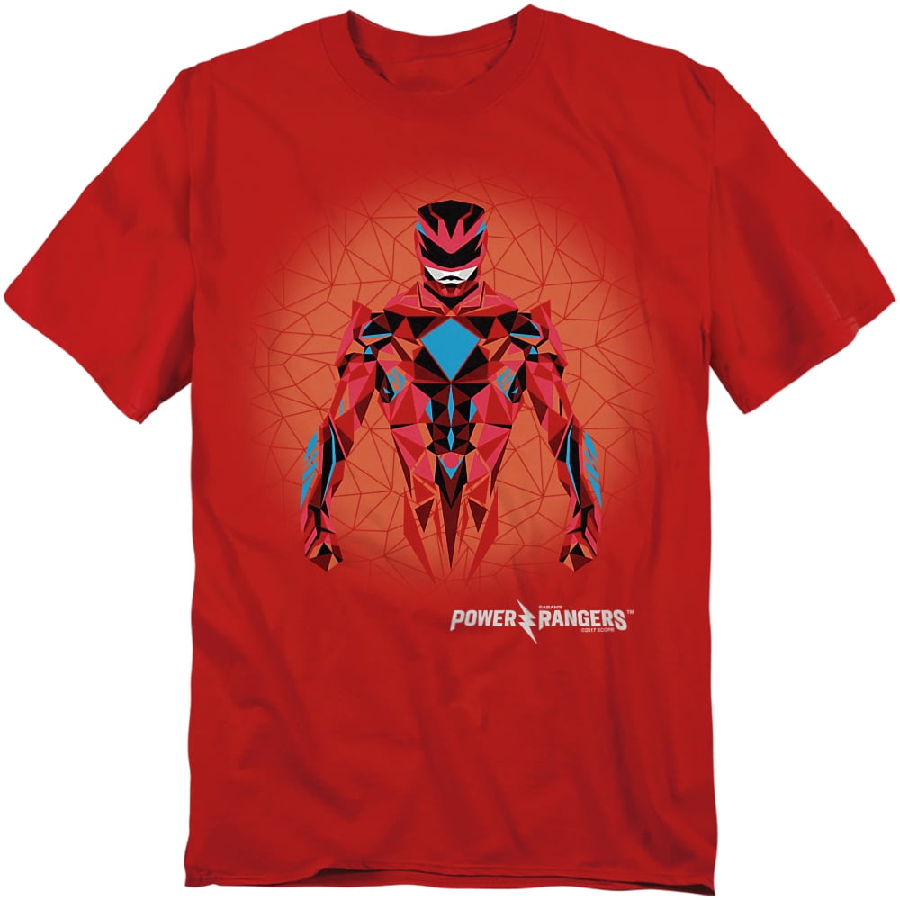 Power Rangers T-Shirt Red Power Ranger Graphic Unisex Graphic Tee For ...