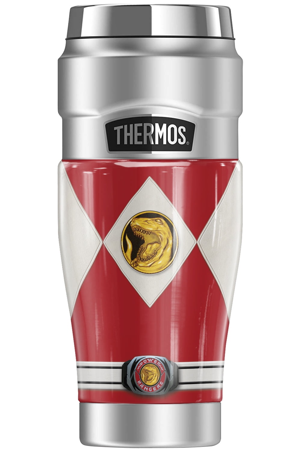 Power Rangers Red Ranger Emblem THERMOS STAINLESS KING Stainless Steel ...