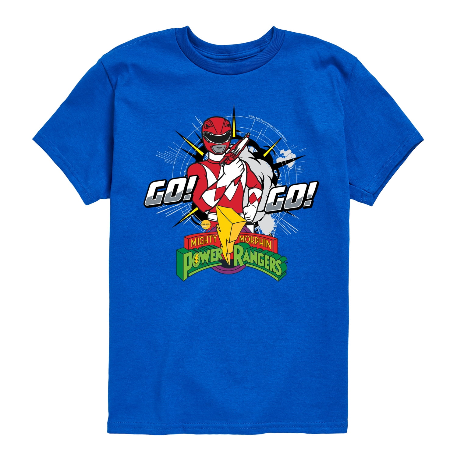 Power Rangers - Red Ranger Go Go - Boy's Short Sleeve Tee - Walmart.com