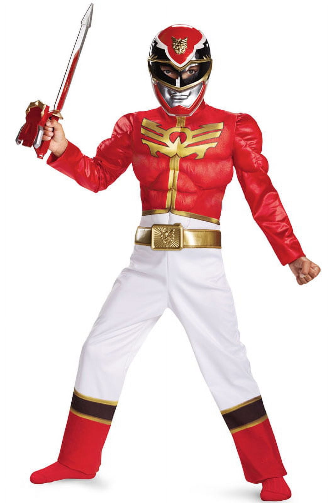 Power Rangers Red Ranger Megaforce Classic Muscle Child Costume ...