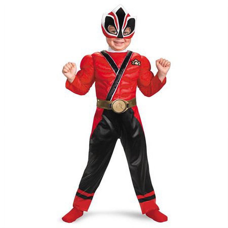 Red Power Ranger Samurai Costume Red Ranger Mask Costume Wonderland
