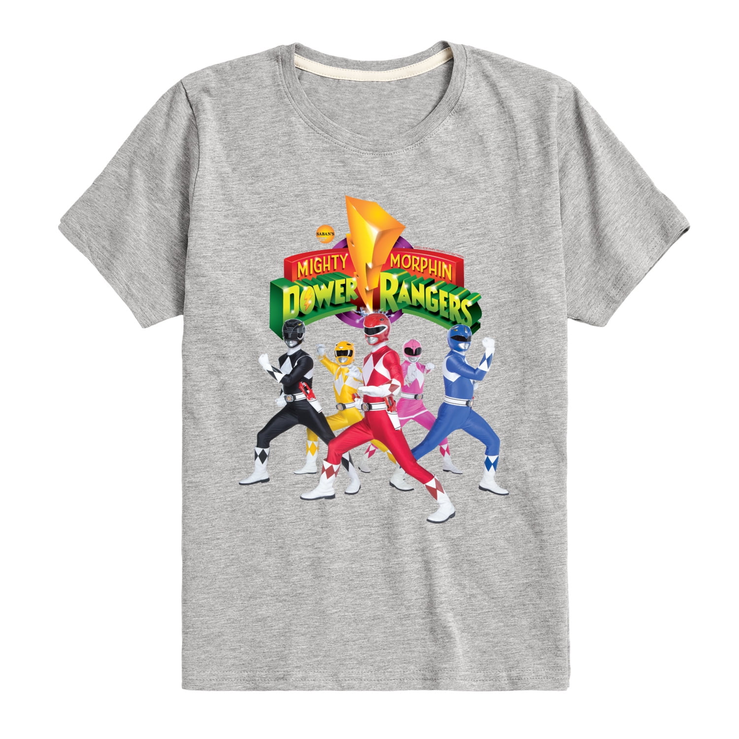 Power Rangers - Retro Rangers - Boy's Short Sleeve Tee - Walmart.com