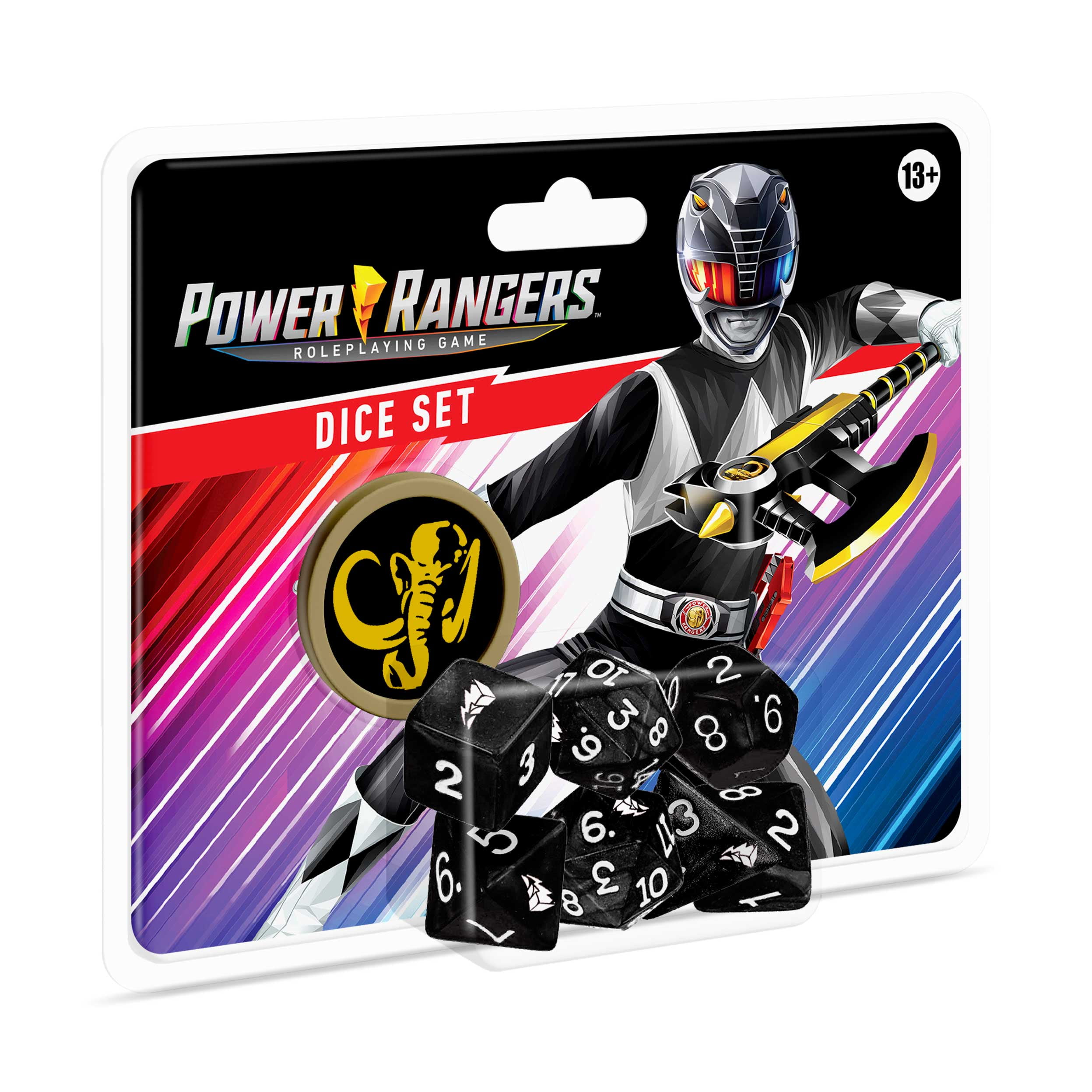 Power Rangers Roleplaying Game Dice: Black - Walmart.com