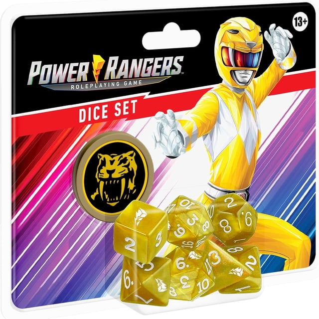 Power Rangers RPG Dice: Yellow - Classroom Probability Tool - Walmart ...
