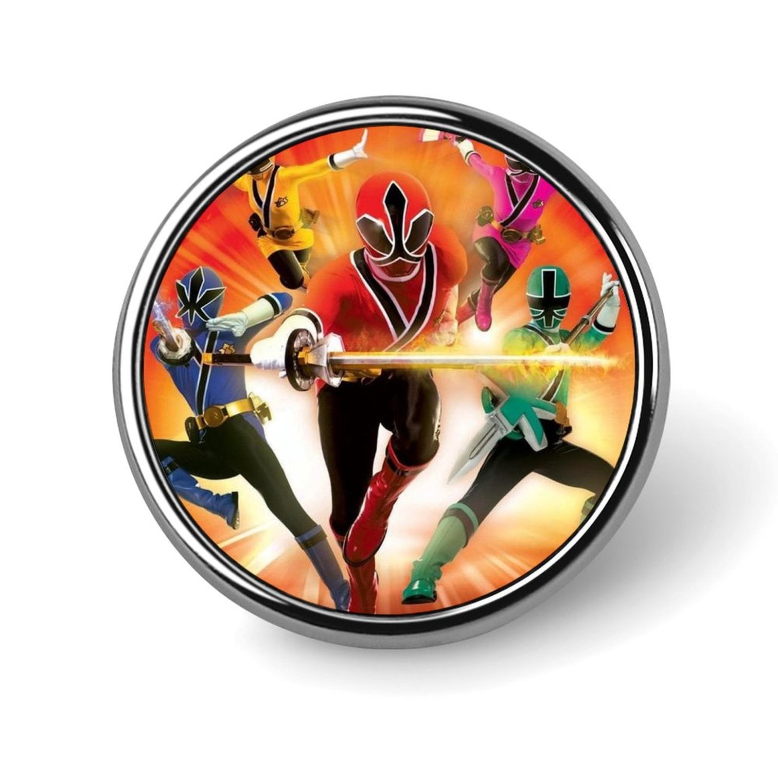 Power Rangers Round Badge Printed Decorative Button Badge Circle Brooch ...