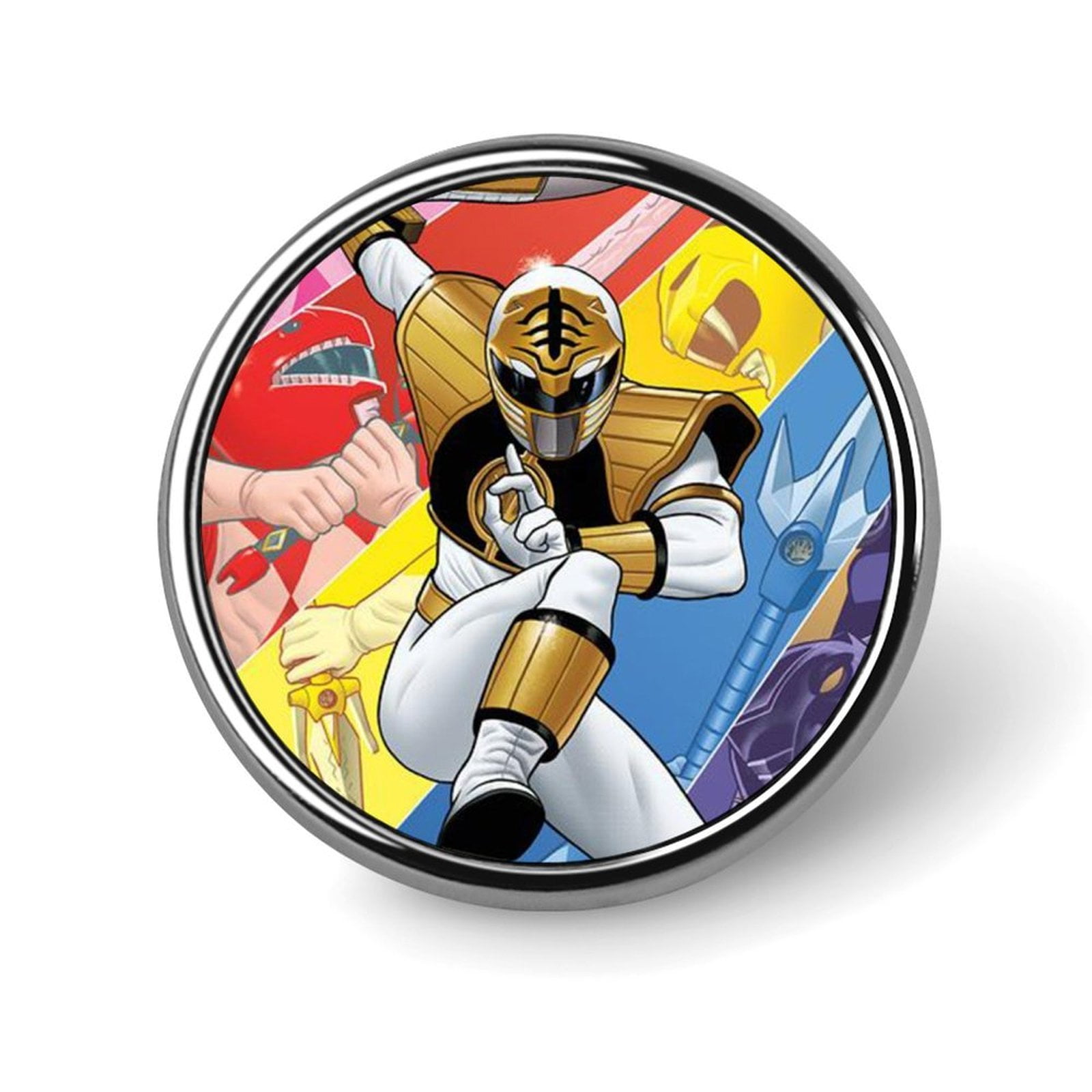 Power Rangers Round Badge Printed Decorative Button Badge Circle Brooch ...
