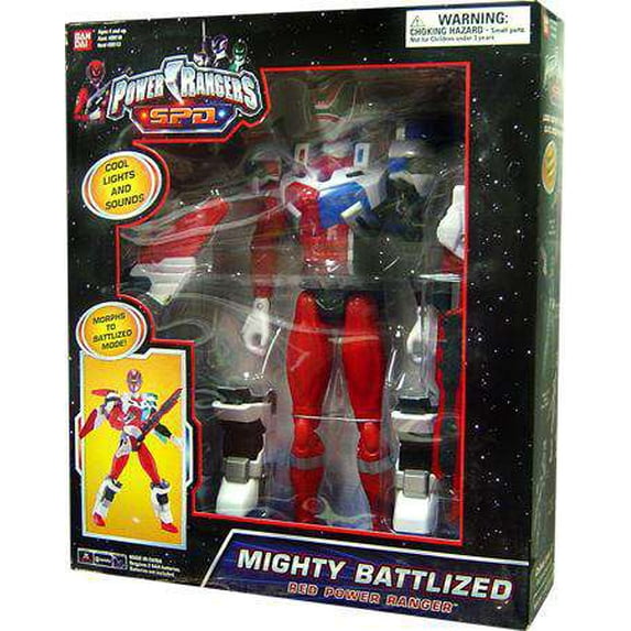 Power Rangers SPD Mighty Battlized Red Power Ranger 12 Inch Action ...