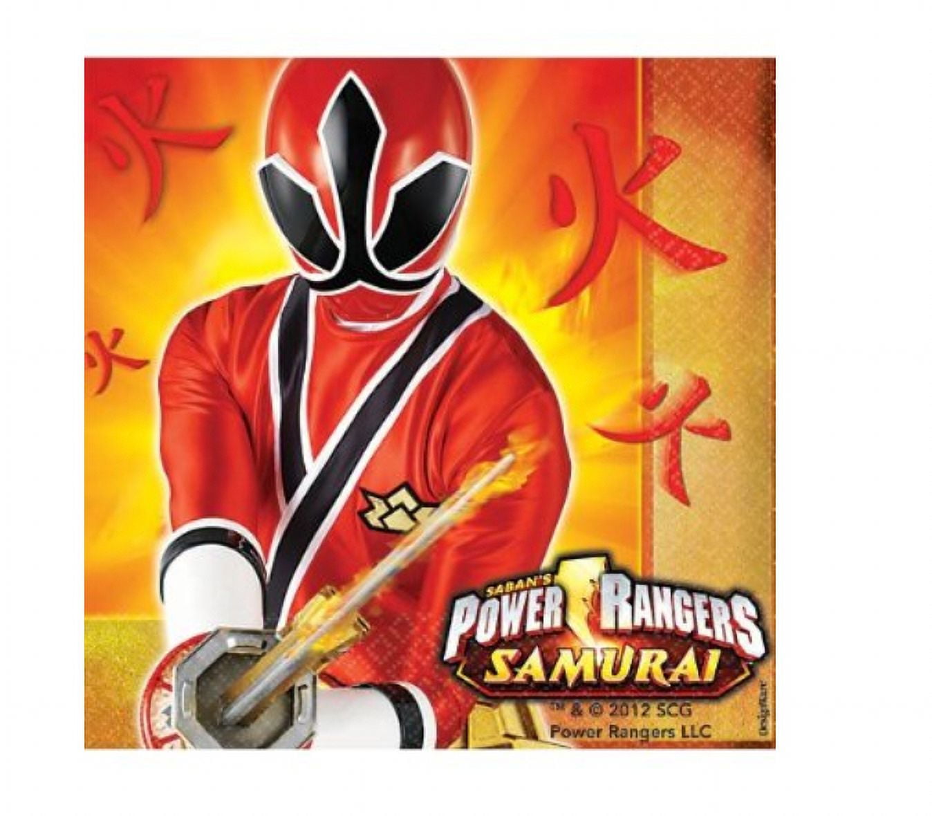 Power Rangers Samurai Lunch Napkins (16ct) - Walmart.com