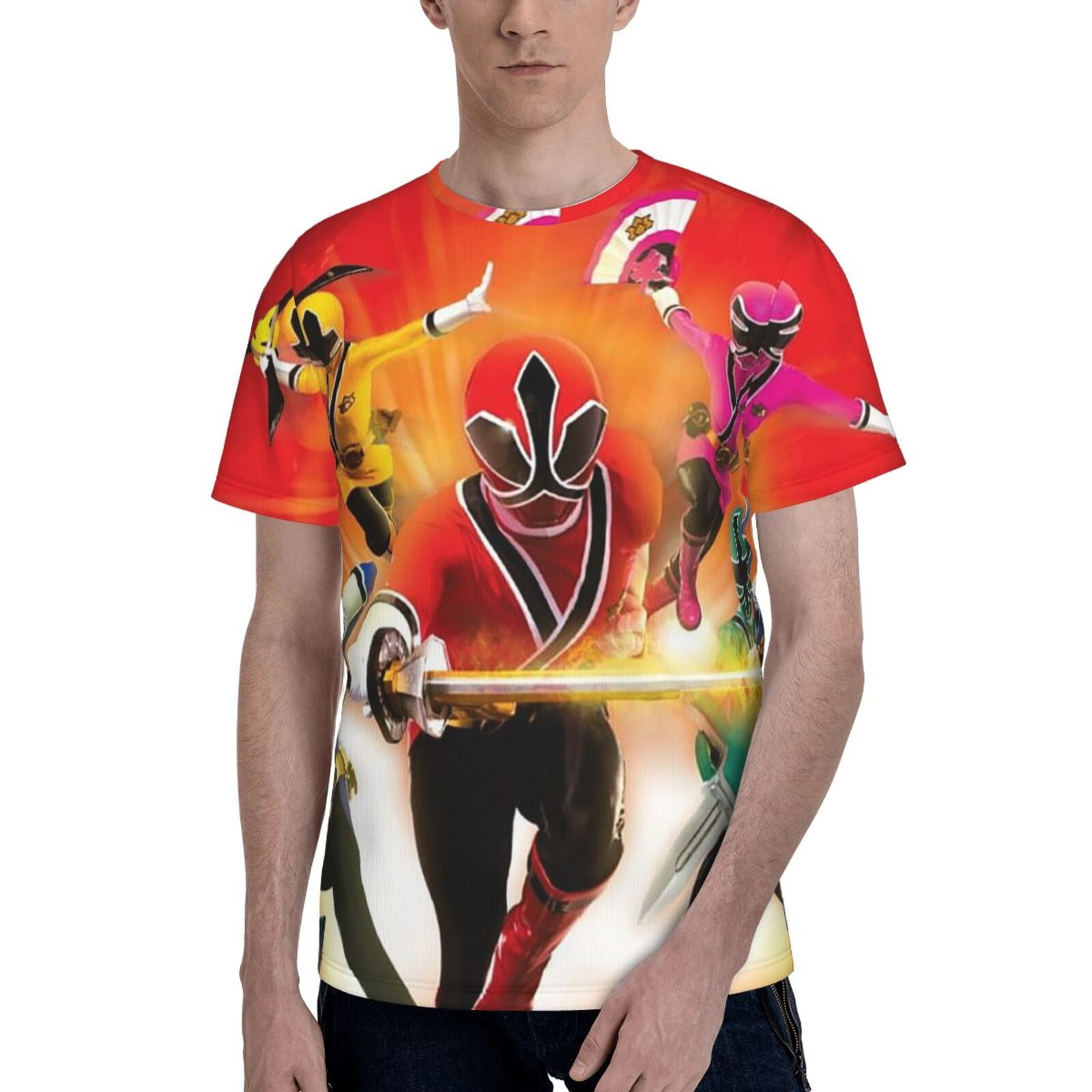 Power Rangers Shirt 3d Printed T Shirt Crewneck Short Sleeve Top Tees ...