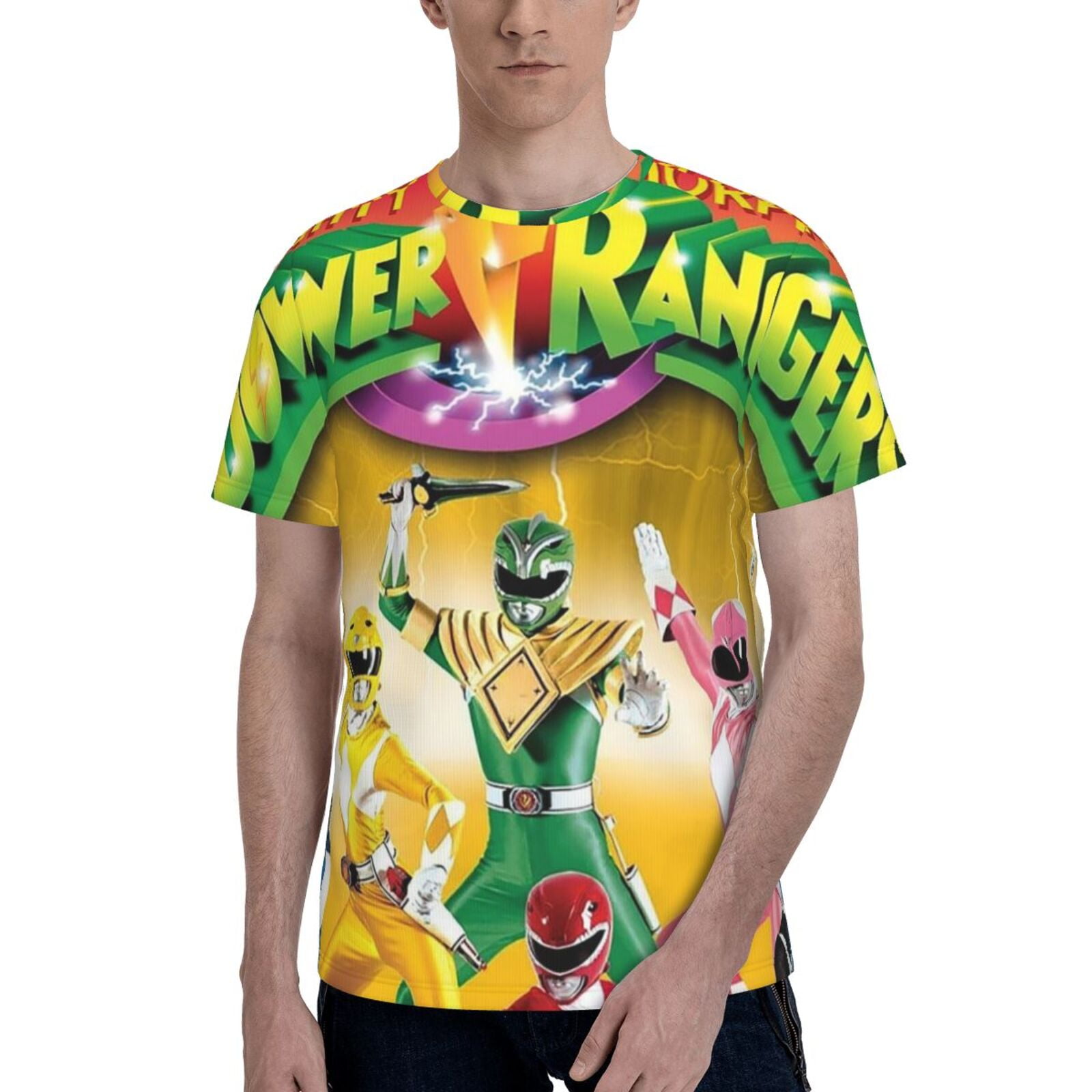 Power Rangers Shirt 3d Printed T Shirt Crewneck Short Sleeve Top Tees ...