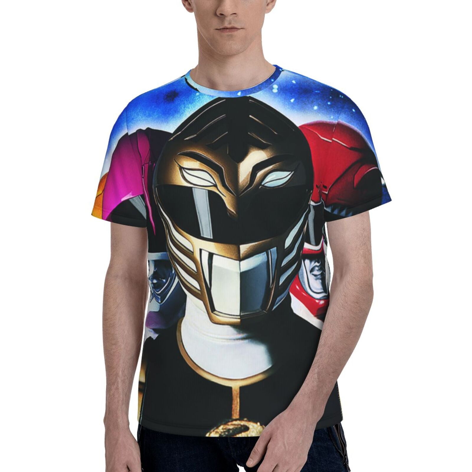 Power Rangers Shirt 3d Printed T Shirt Crewneck Short Sleeve Top Tees ...