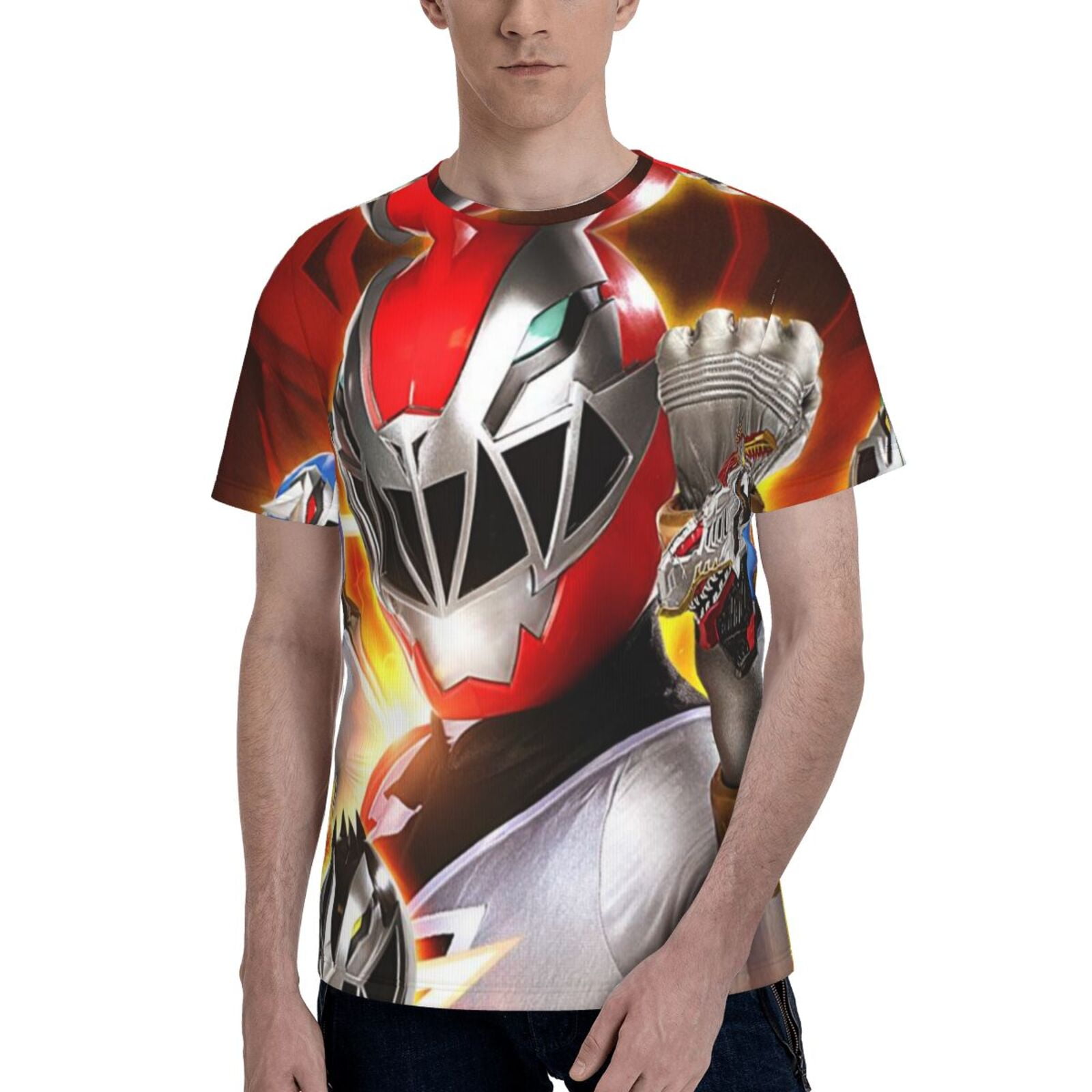 Power Rangers Shirt 3d Printed T Shirt Crewneck Short Sleeve Top Tees ...