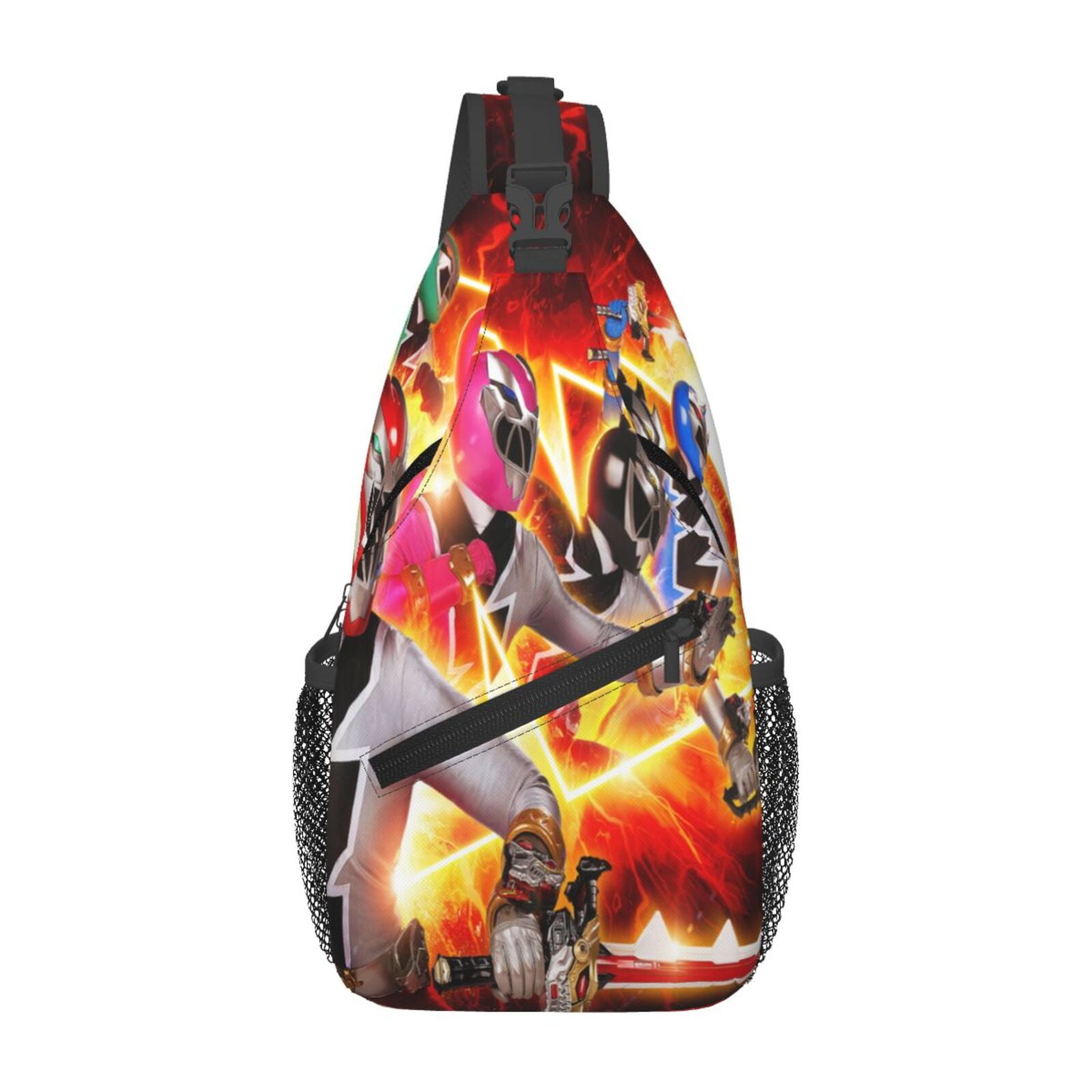 Power Rangers Sling Backpack Casual Crossbody Bag Travel Hiking ...