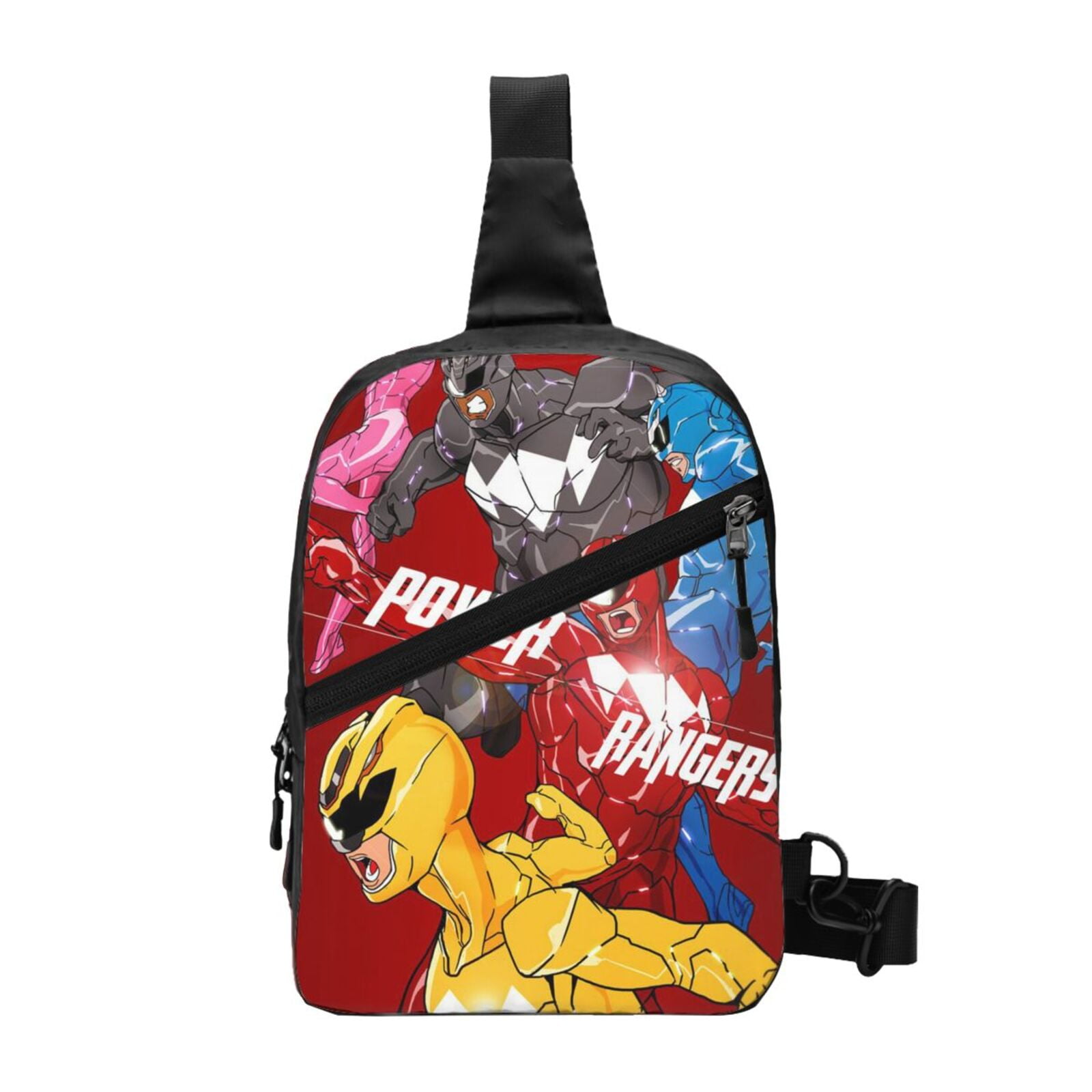 Power Rangers Sling Crossbody Backpack Shoulder Bag Chest Bag Daypack ...