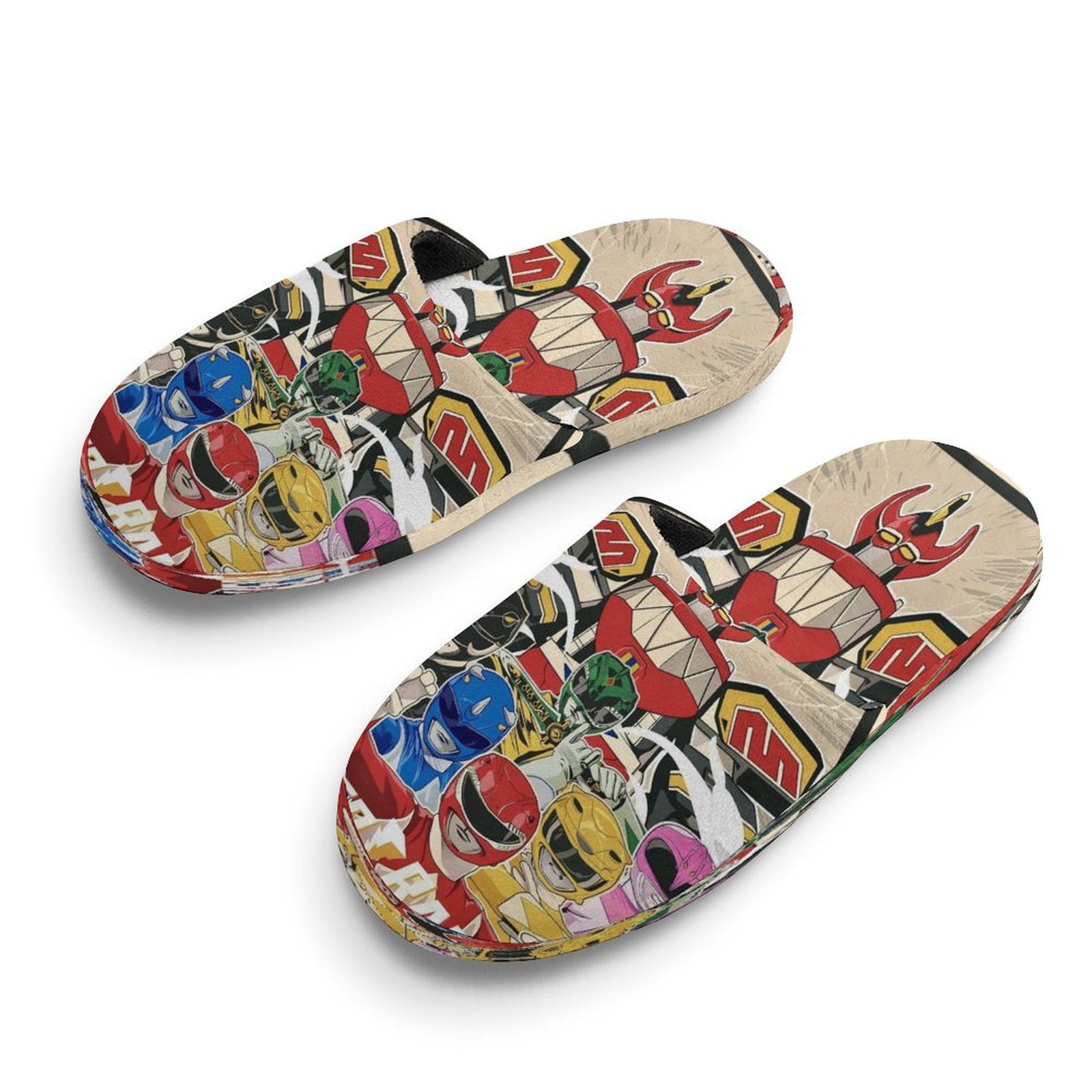 Power Rangers Slippers For Kids Indoor Outdoor Cute Cotton Slippers ...