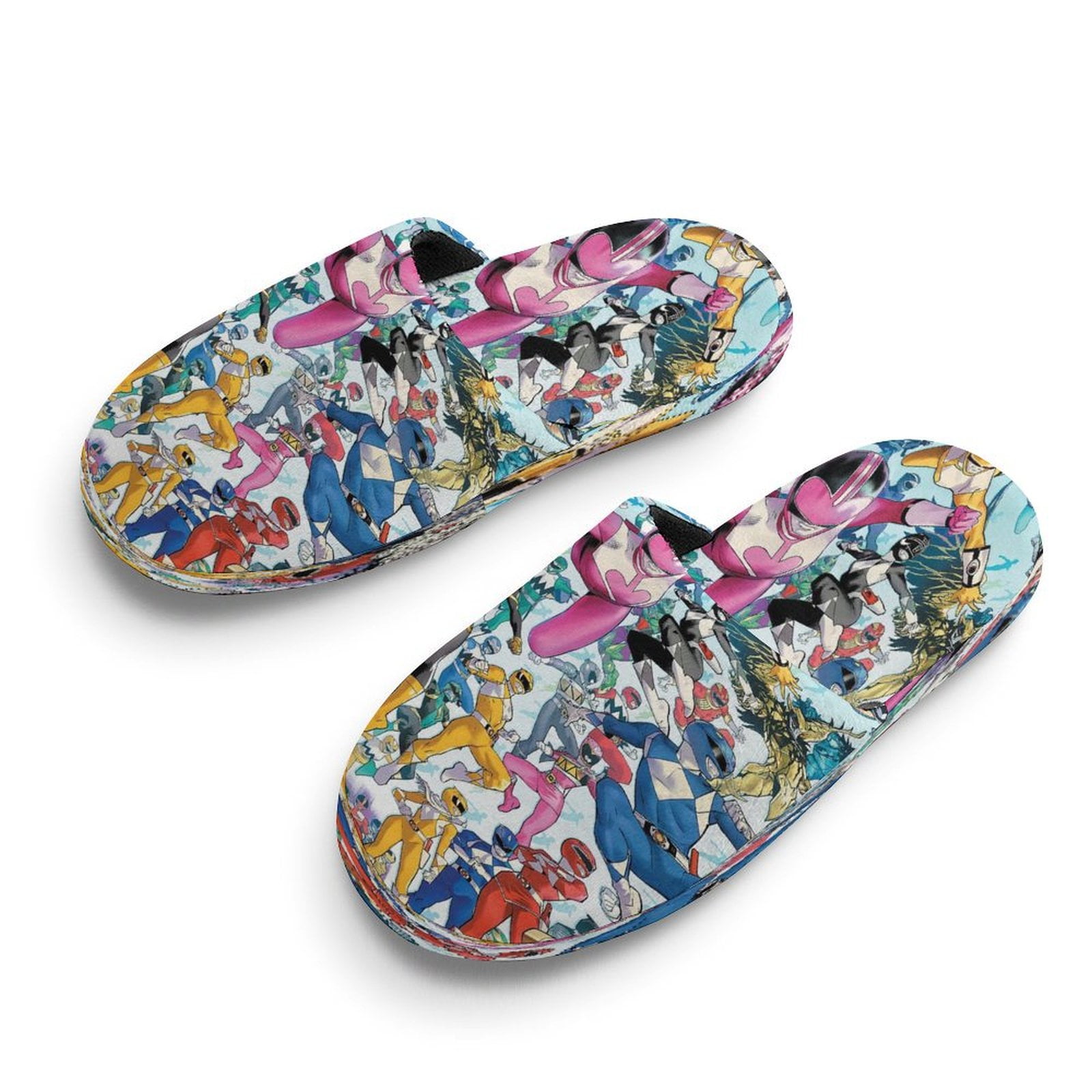 Power Rangers Slippers For Kids Indoor Outdoor Cute Cotton Slippers ...