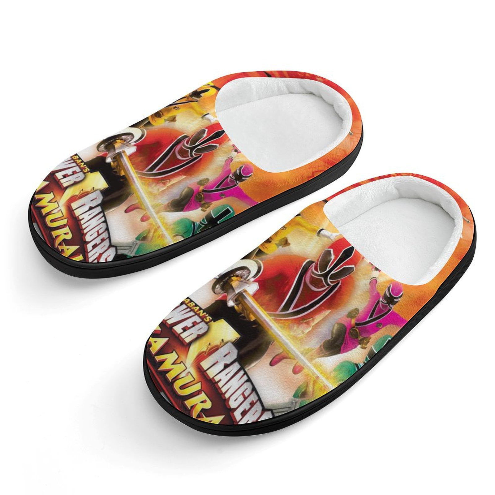 Power Rangers Slippers for Kids, Cute Soft Plush Anti-slip Fluffy Fuzzy ...