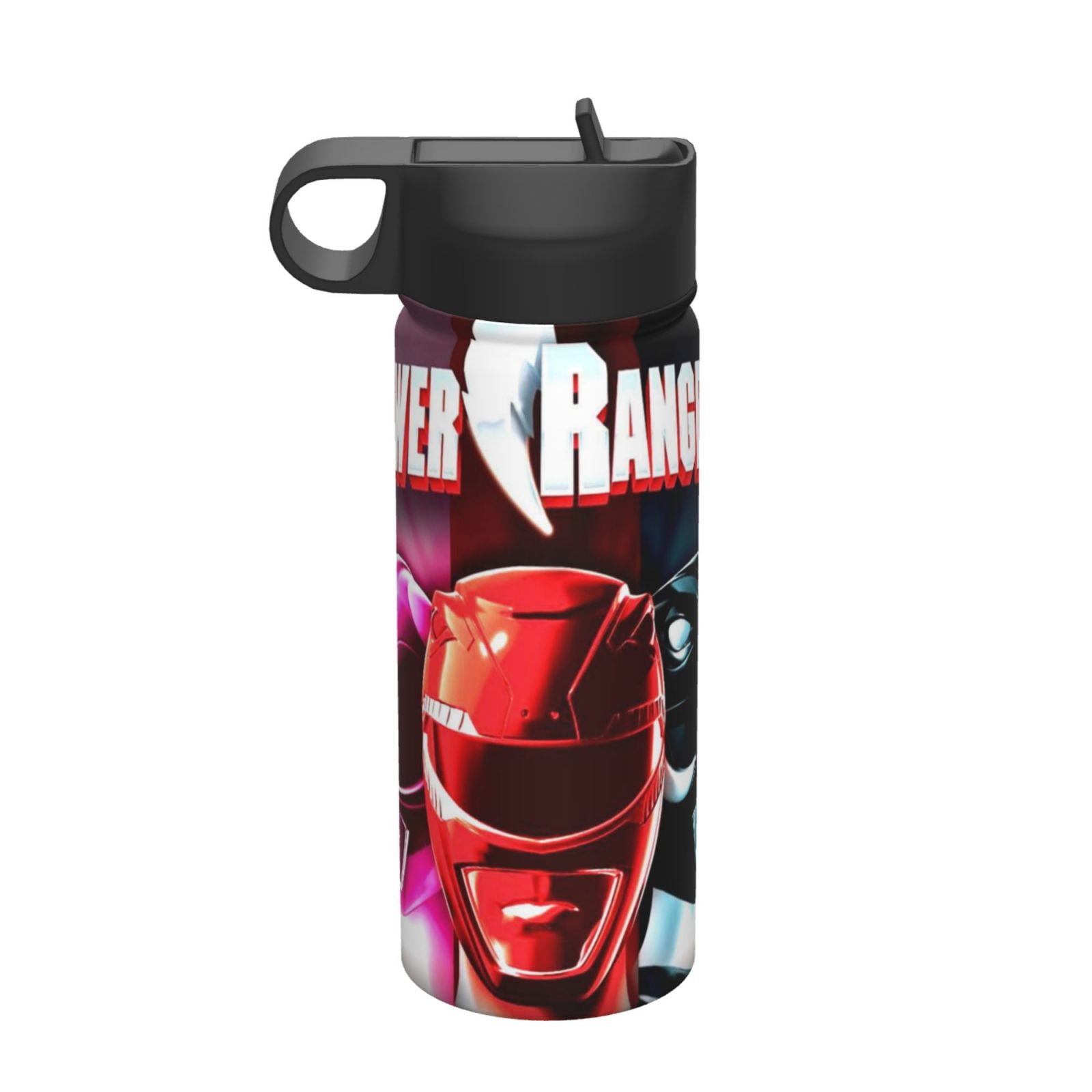 Power Rangers Stainless Steel Water Bottle, 18oz Double Walled Vacuum ...