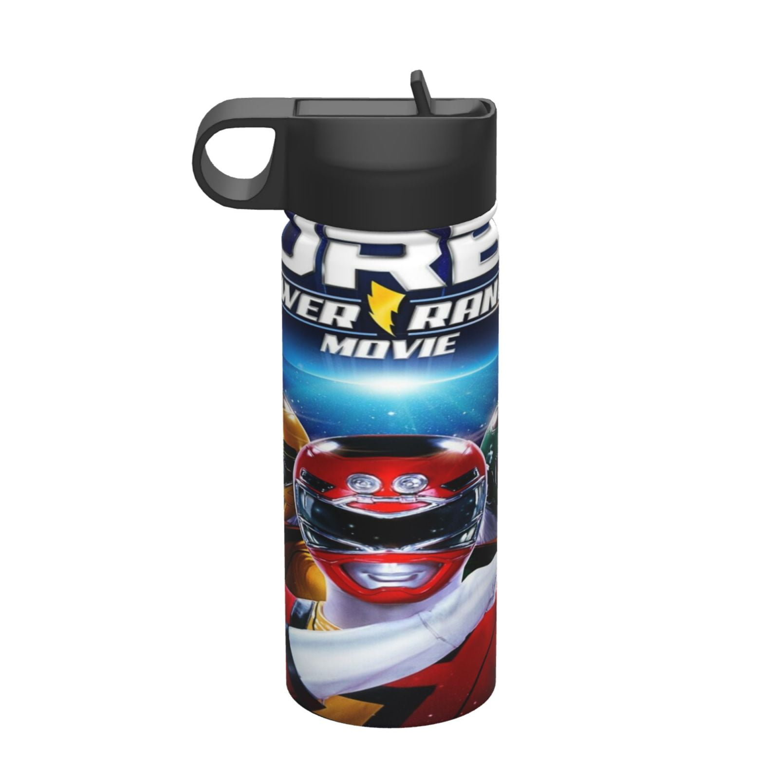 Power Rangers Stainless Steel Water Bottle, 18oz Double Walled Vacuum ...