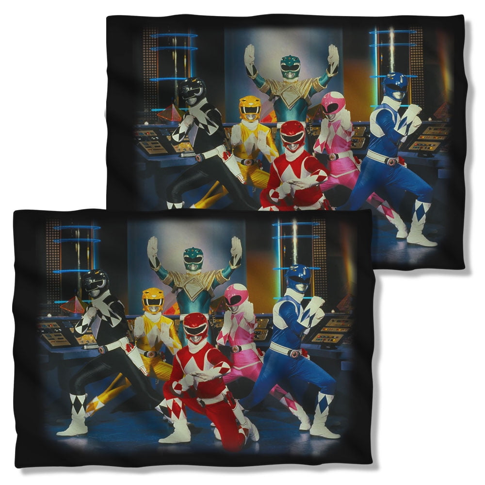 Power Rangers Stance (Front Back Print) Pillow Case White One Size ...