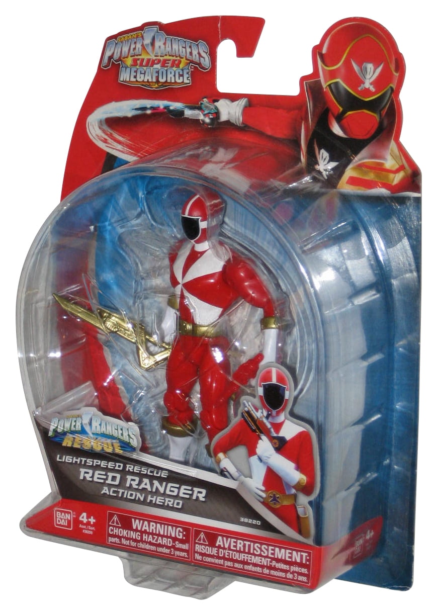 Power Rangers Super Megaforce (2014) Lightspeed Rescue Action Hero Red ...