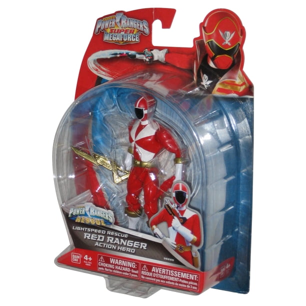 Power Rangers Super Megaforce (2014) Lightspeed Rescue Action Hero Red ...