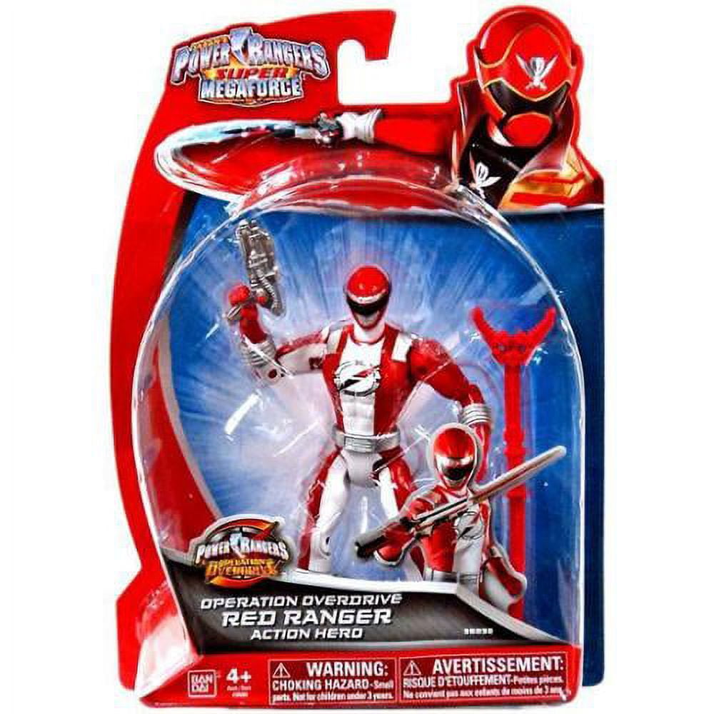 Power Rangers Super Megaforce Operation Overdrive Red Ranger Action ...