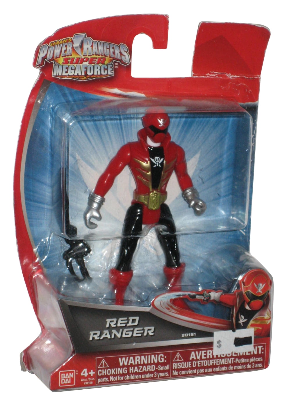Power Rangers Megaforce Red Ranger Card