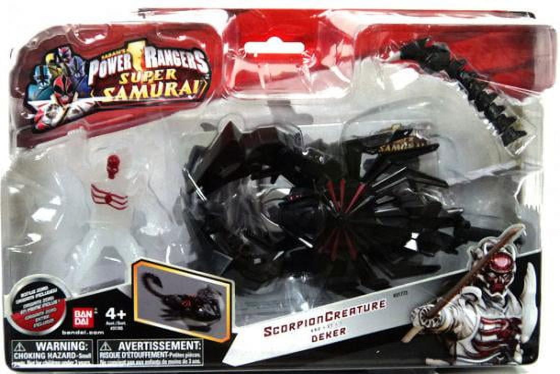 Power Rangers Super Samurai Scorpion Creature & Deker Action Figure ...