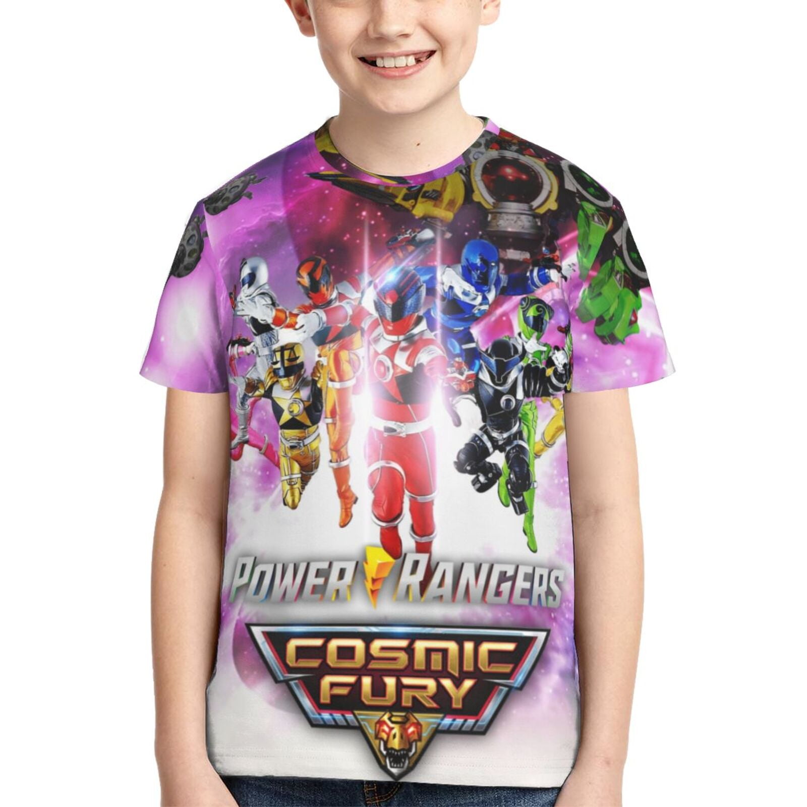 Power Rangers T Shirts 3d Printed Short Sleeve Tee Shirt For Boys Girls ...