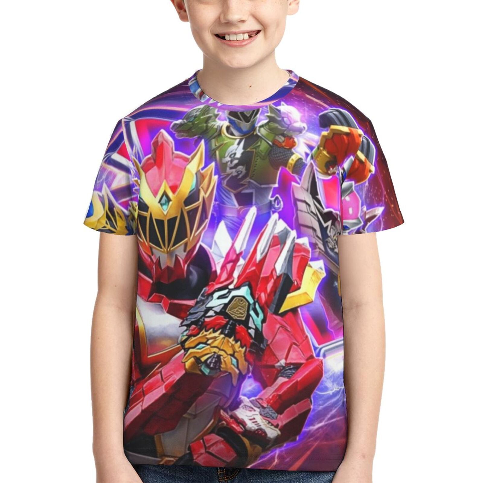 Power Rangers T Shirts 3d Printed Short Sleeve Tee Shirt For Boys Girls ...
