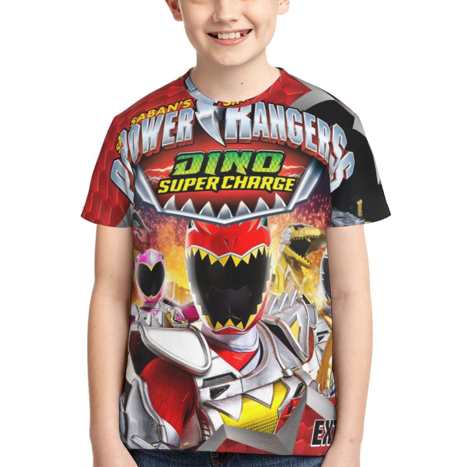 Power Rangers T Shirts 3d Printed Short Sleeve Tee Shirt For Boys Girls ...