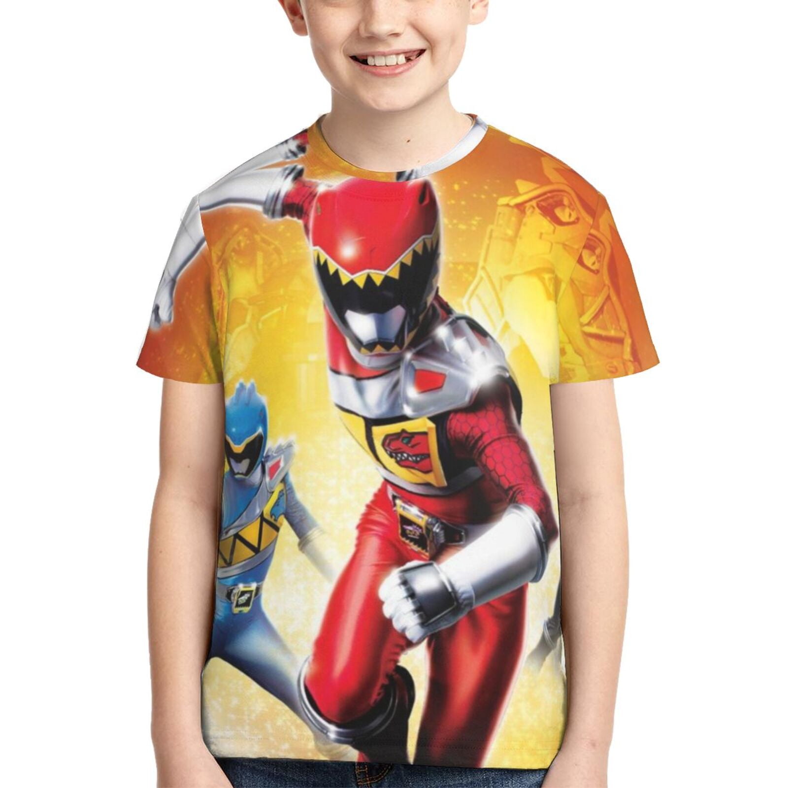 Power Rangers T Shirts 3d Printed Short Sleeve Tee Shirt For Boys Girls ...