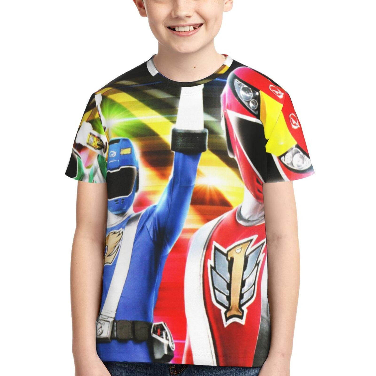Power Rangers T Shirts 3d Printed Short Sleeve Tee Shirt For Boys Girls ...