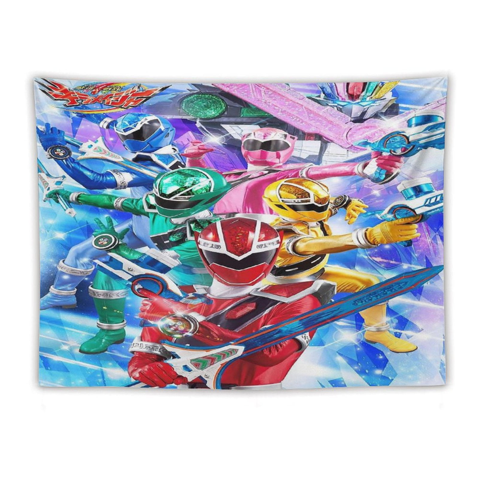 Power Rangers Tapestry Anime Poster Wall Hanging Art Decor For Living ...