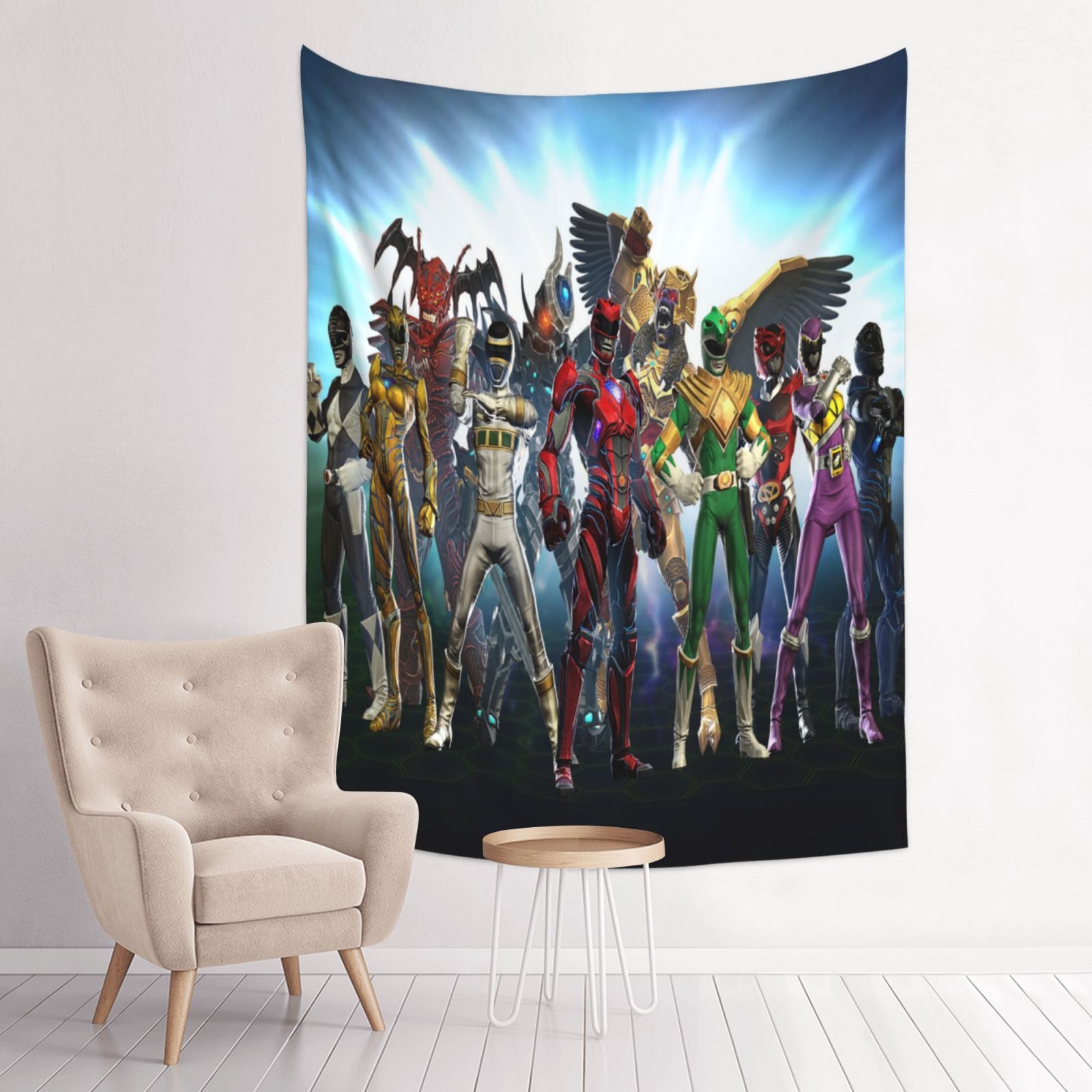 Power Rangers Tapestry Kawaii Tapestry Room Decor Aesthetic Cute Room ...