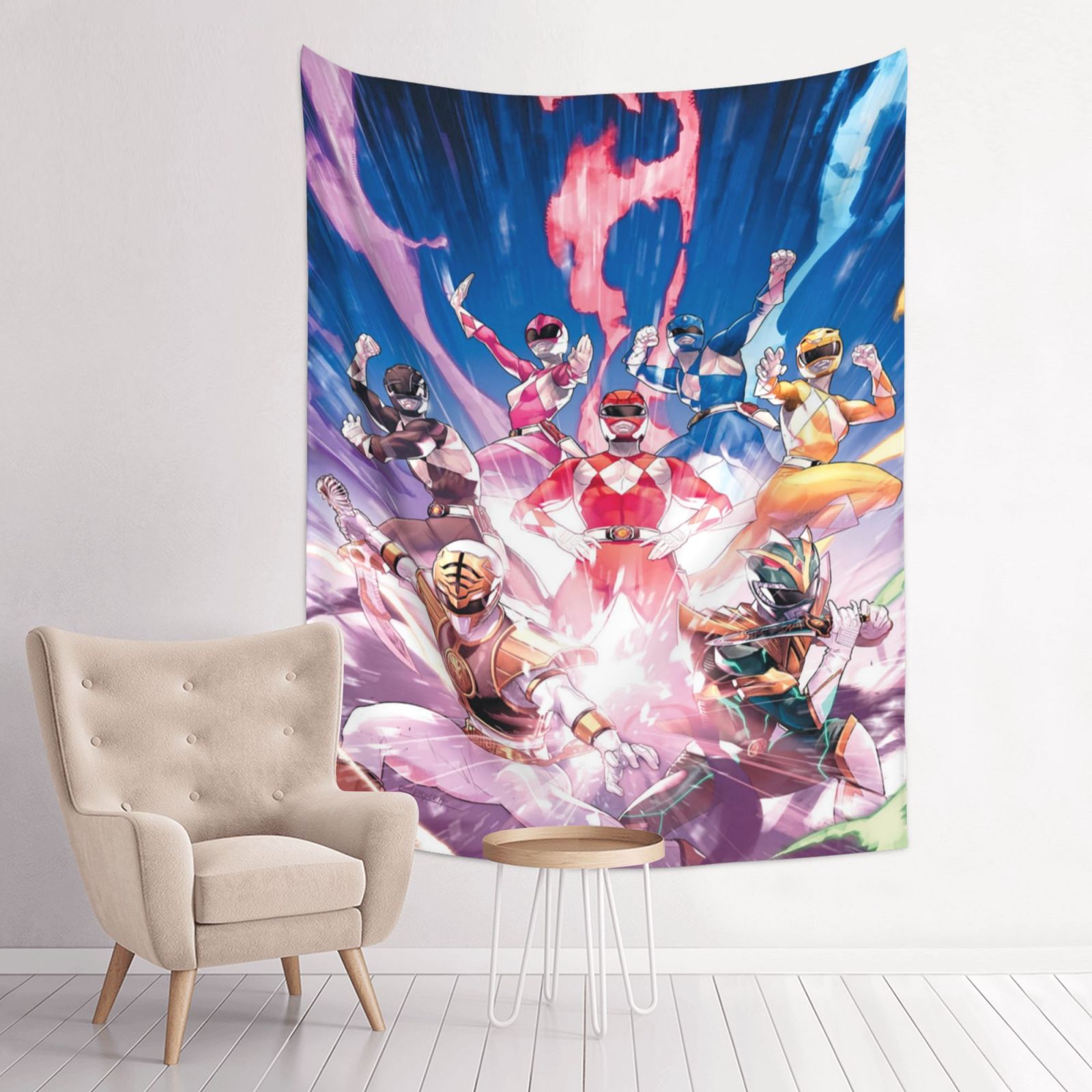 Power Rangers Tapestry Kawaii Tapestry Room Decor Aesthetic Cute Room ...