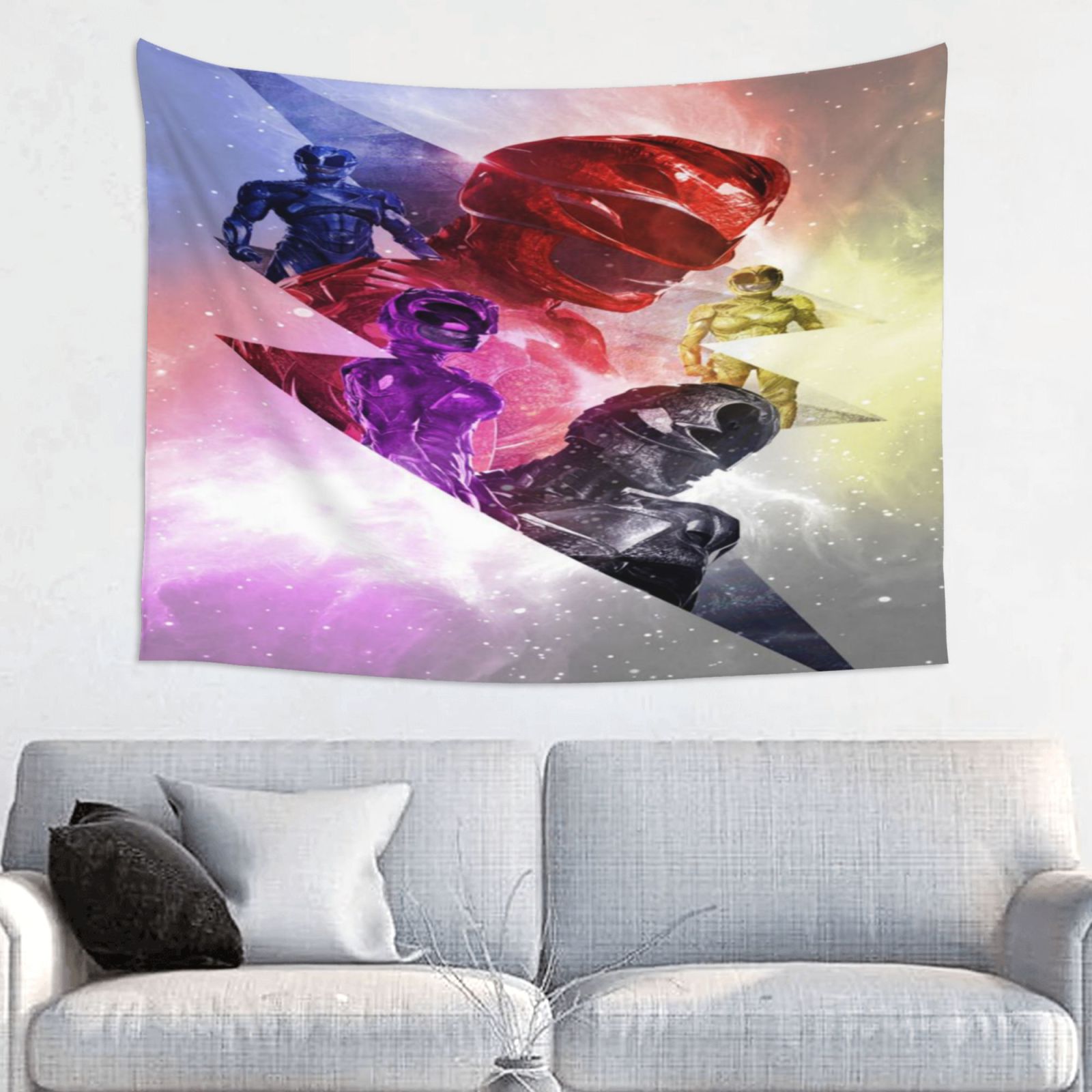 Power Rangers Tapestry Kawaii Tapestry Room Decor Aesthetic Cute Room ...