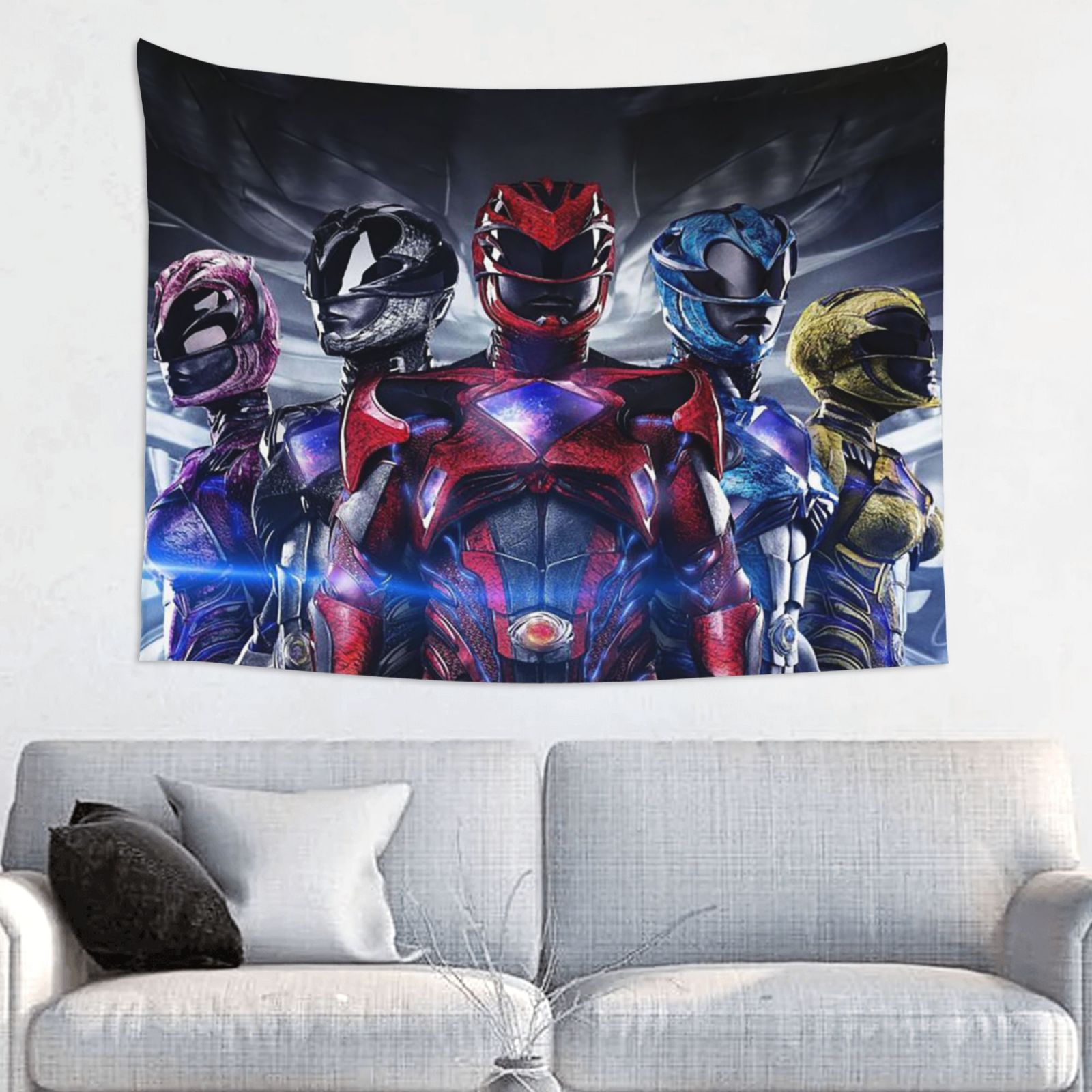Power Rangers Tapestry Kawaii Tapestry Room Decor Aesthetic Cute Room ...