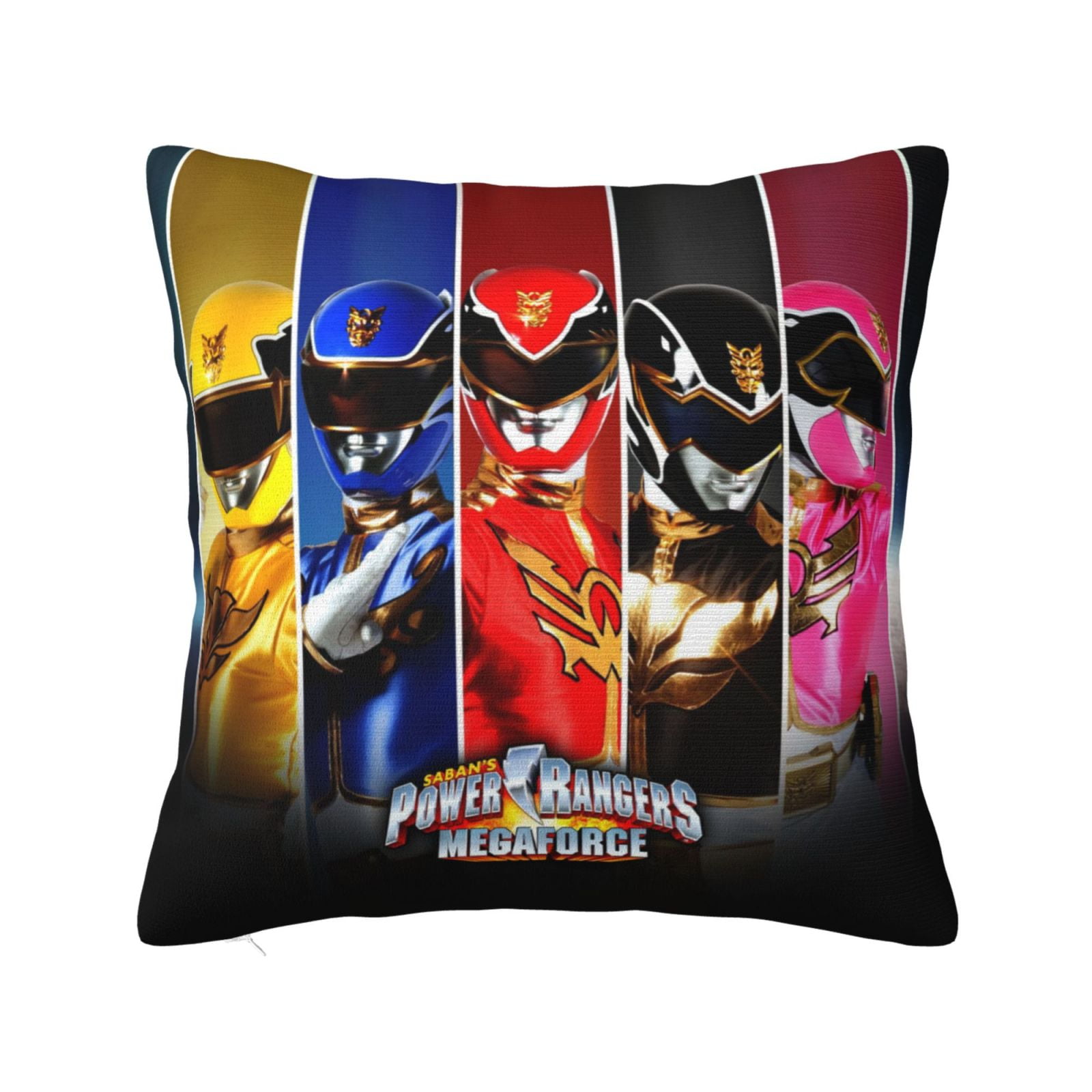 Power Rangers Throw Pillow Covers Cartoon Pillow Case Square Cushion ...