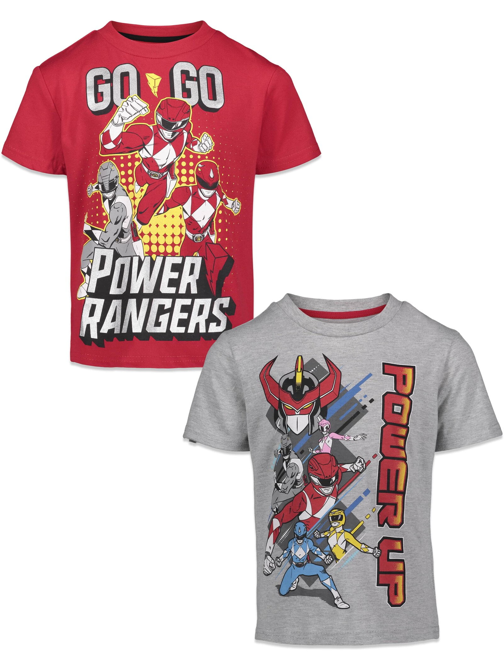 Power Rangers Mighty Morphin Kids Clothes: Toddler Boys 2 Pack Graphic ...