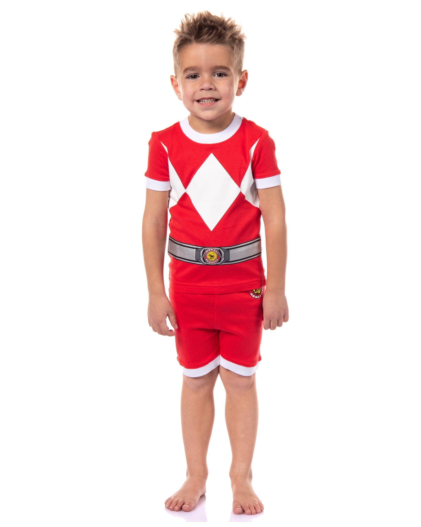 Power Rangers Toddler Kids' Mighty Morphin Character 2 Piece Tight Fit ...