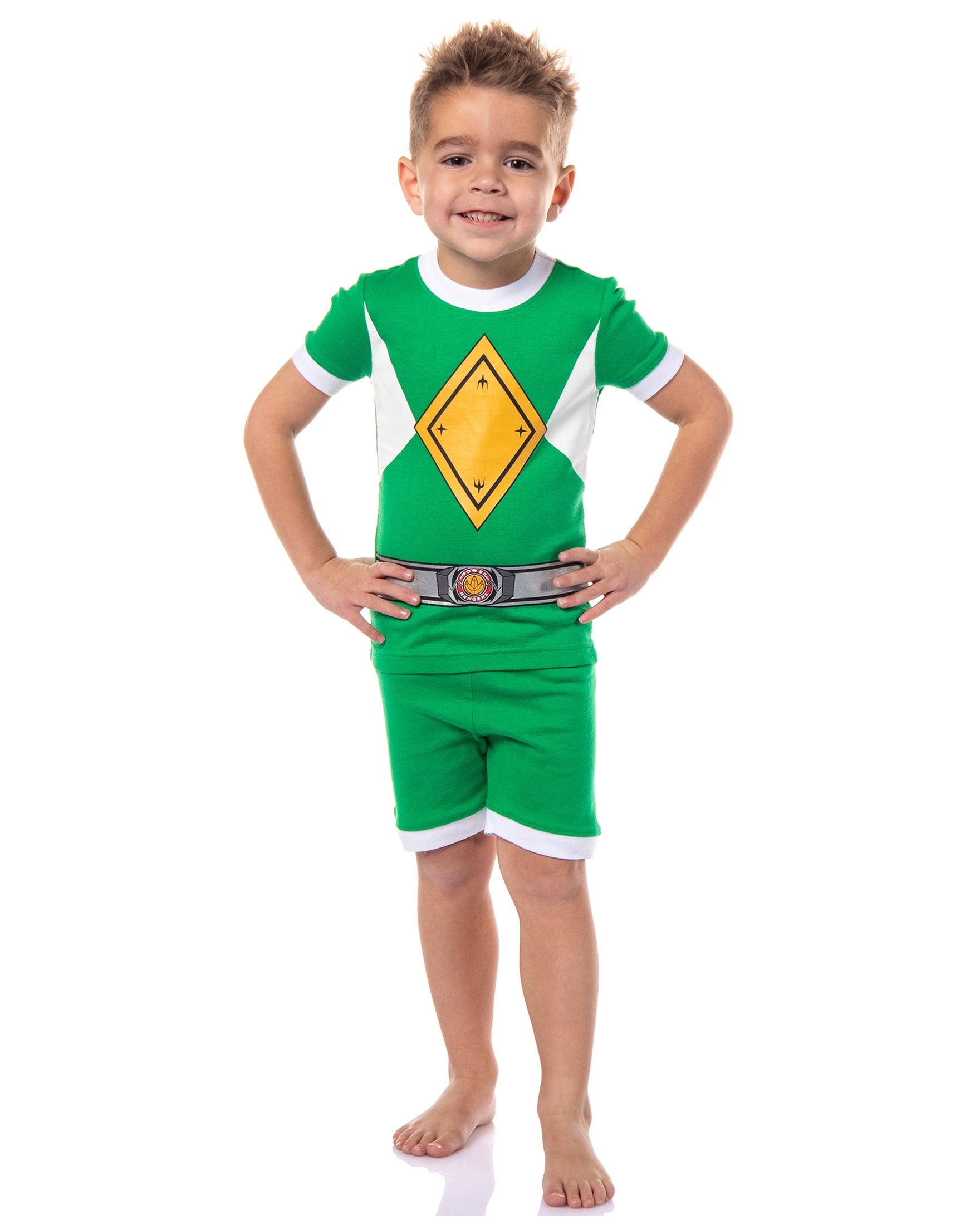 Power Rangers Toddler Kids' Mighty Morphin Character 2 Piece Tight Fit ...